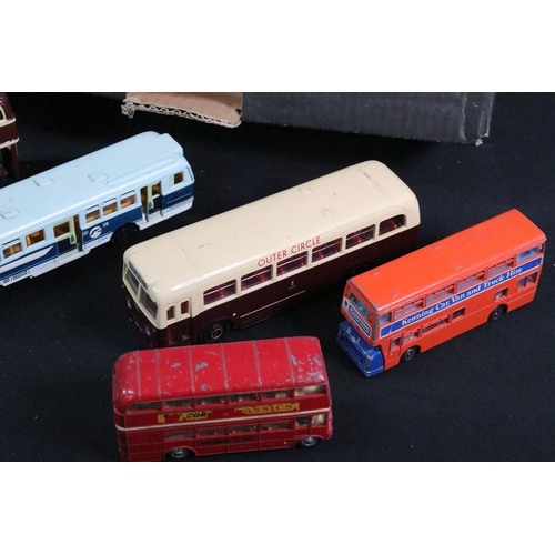 Around 65 diecast model buses and trams to include Corgi Original ...
