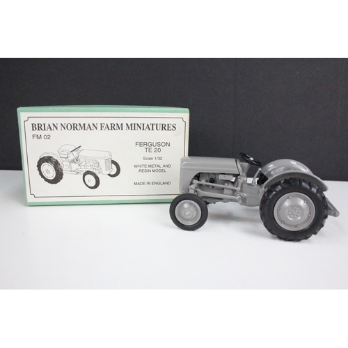 Boxed Brian Norman Farm Miniatures FM02 Ferguson TE20 1/32 white metal ...