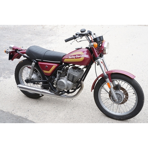 Harley Davidson (AMF) SS 250CC motorcycle, 1976, single cylinder 2 ...