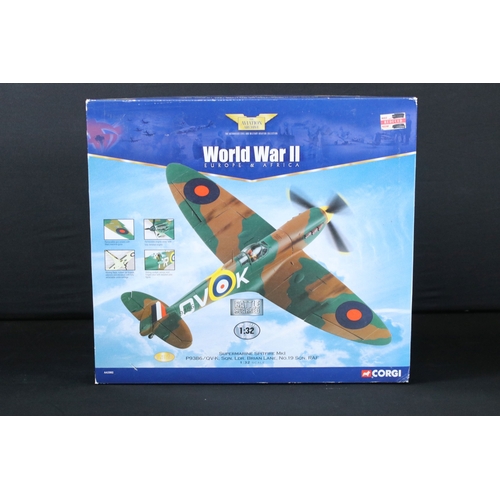Four boxed 1/32 Corgi Aviation Archive World War II diecast models to ...