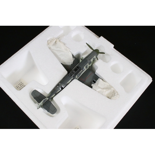 Seven boxed Franklin Mint Armour Collection 1/48 diecast model aircraft ...