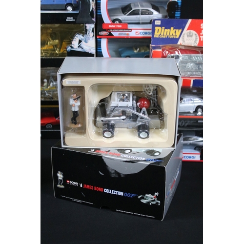 20 Boxed James Bond 007 related diecast models to include 8 x Corgi The ...