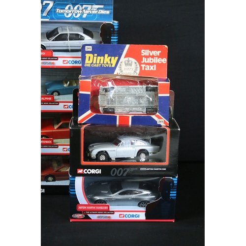 20 Boxed James Bond 007 related diecast models to include 8 x Corgi The ...