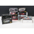 Nine boxed / cased racing diecast models to include 4 x Ixo Models ...