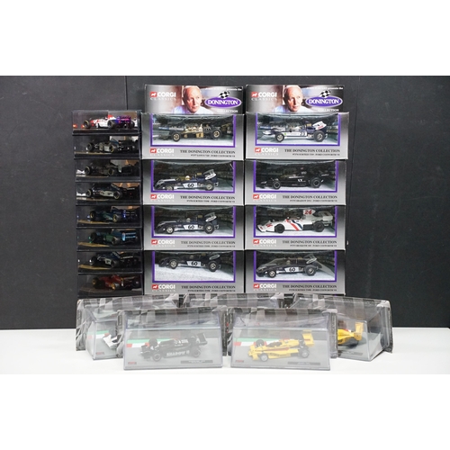 25 Boxed / cased Formula One / F1 Racing diecast models to include 10 x ...