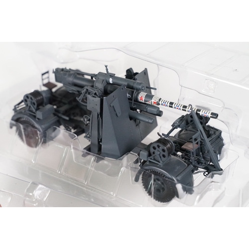 Four boxed Paul's Model Art Minichamps 88mm Flak Gun diecast models ...