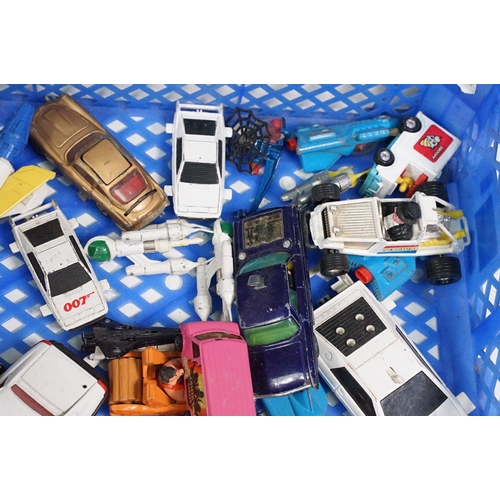 Collection of play worn TV related diecast models to include 2 x Dinky ...