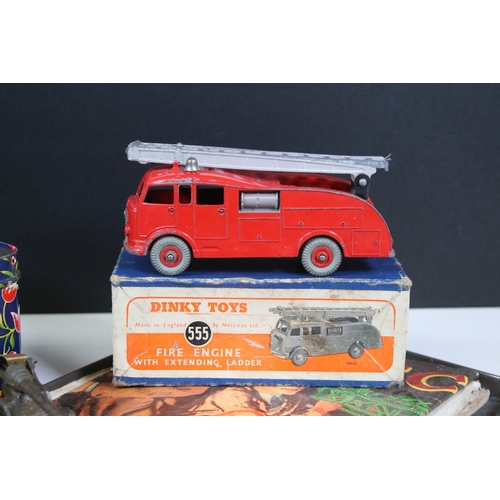 Collection of diecast models to include boxed Dinky 555 Fire Engine ...