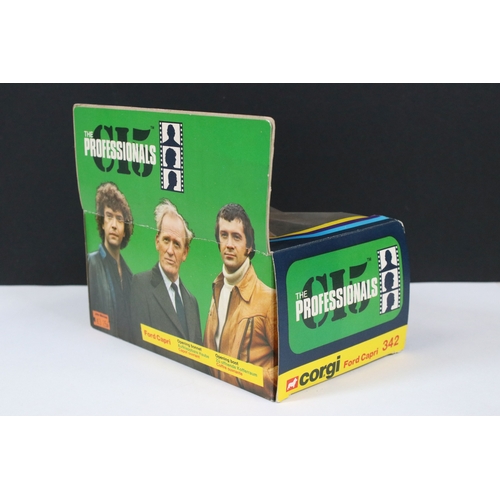 Boxed Corgi 342 The Professionals Ford Capri diecast model complete ...