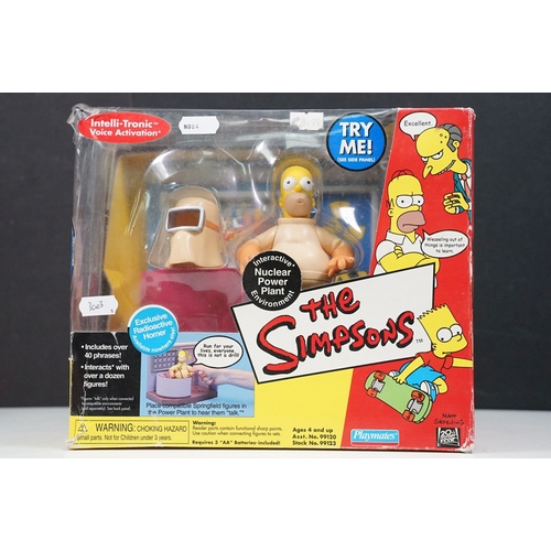 The Simpsons - Five boxed Playmates World of Springfield WOS ...