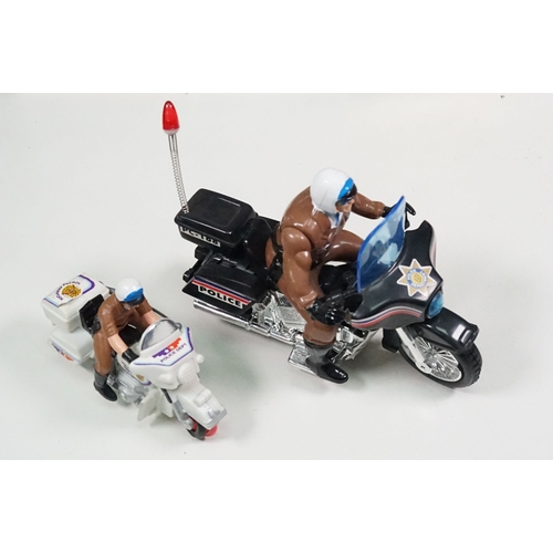 Collection of various model motorbikes to include boxed Tamiya 14044 ...