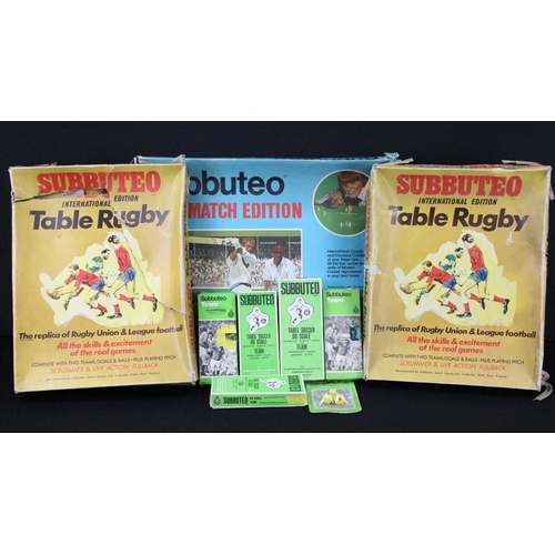 Subbuteo - Collection of Subbuteo to include 2 x boxed Rugby sets ...