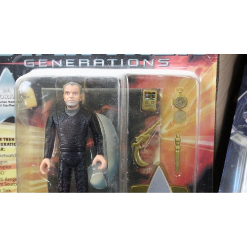 28 Carded Playmates Star Trek figures featuring 9 x Classic Star Trek ...