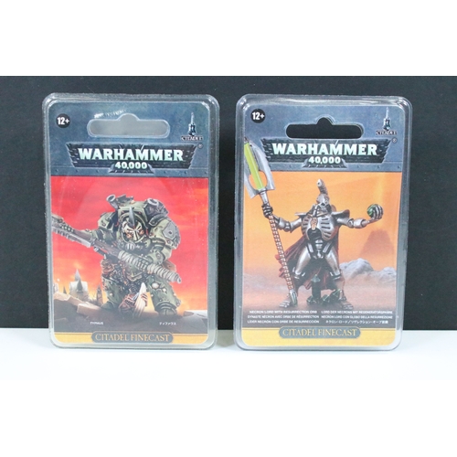 Warhammer - Ten Games Workshop Warhammer resin miniature blister packs ...