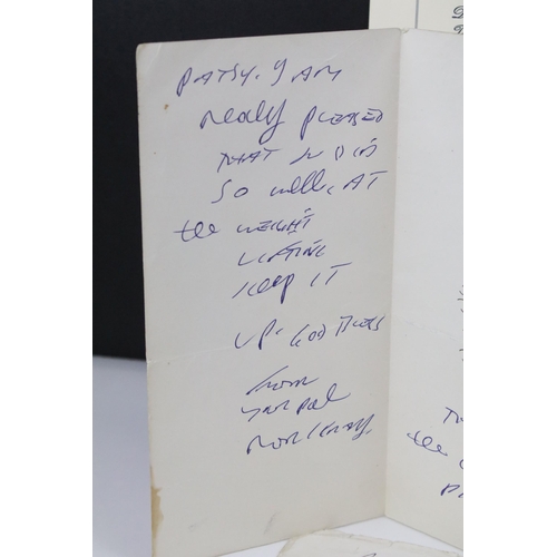 The Kray Twins - A birthday card hand written and signed by Ron Kray ...