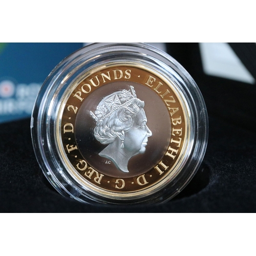 A full set of five Royal Mint United Kingdom RAF Centenary 2018 silver ...