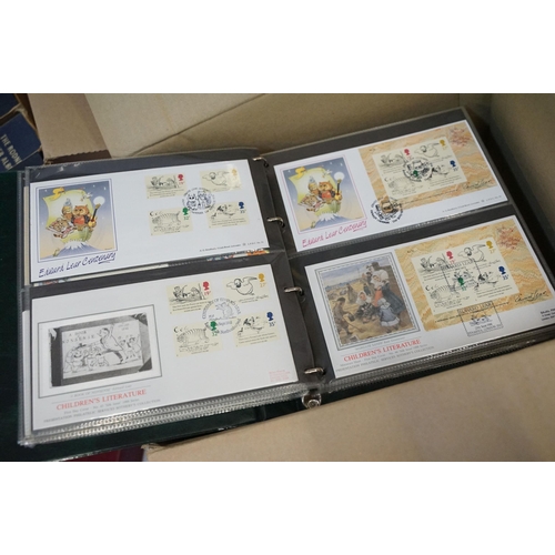Large collection of First Day Covers contained within nine albums ...