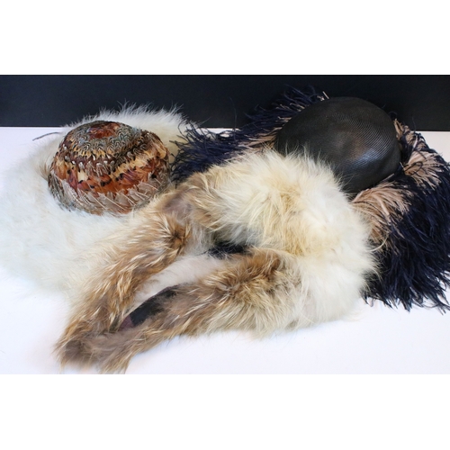 Early 20th Century beech Venesta III 1/2 cylindrical hat box with ...