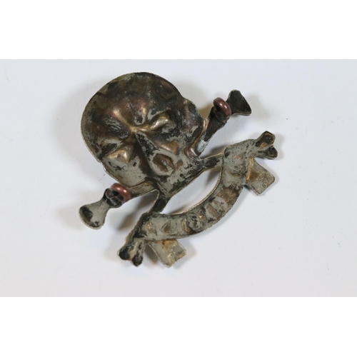 2 x 17th/21st Lancer “Death or Glory” skull and crossbones military cap ...