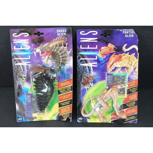 11 Carded Kenner Aliens action figures to include Mantis Alien, Snake ...