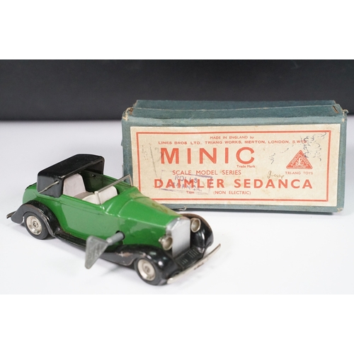 Boxed Triang Minic Pre War tinplate and clockwork Rolls / Daimler ...