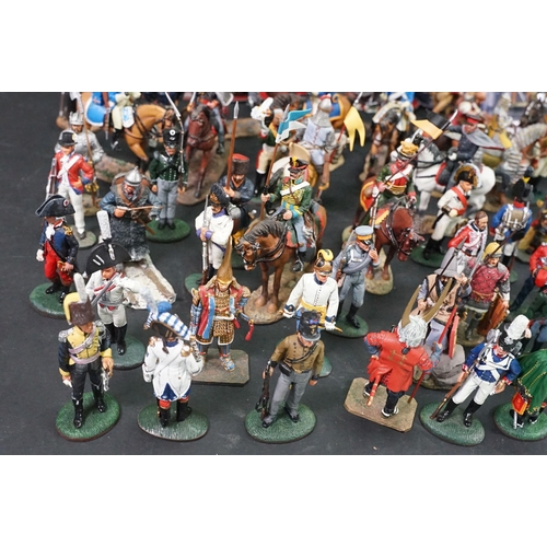 Collection of various DelPrado metal figures to include Russian Cavalry ...