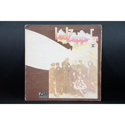 Vinyl - 4 original pressing Led Zeppelin LPs (plum labels) to include ...