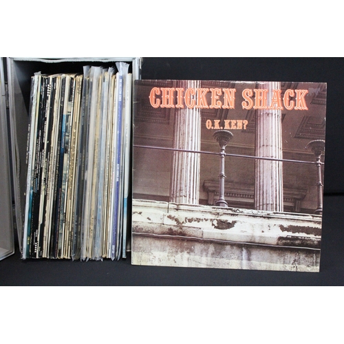Vinyl - Over 35 Blues Rock LPs to include Chicken Shack x 2, Dave Peace ...