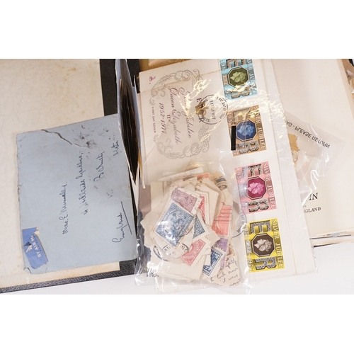 An album of Cricket related ephemera to include press photographs together with an album of British,