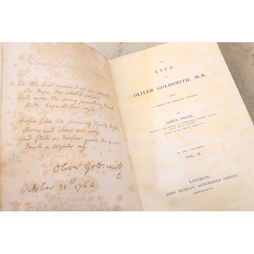 Collection of books to include Goldsmith's Miscellaneous Works Vol. 1-4 ...