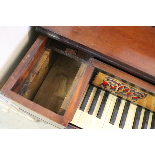 John Broadwood & Son, circa 1793, mahogany square piano with sheet ...