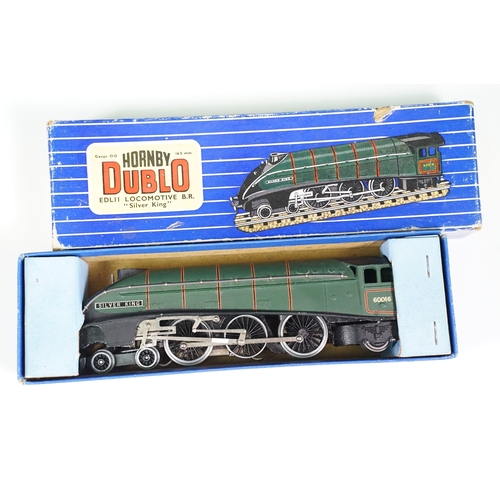 Five boxed Hornby Dublo locomotives to include EDLT20 Bristol Castle ...