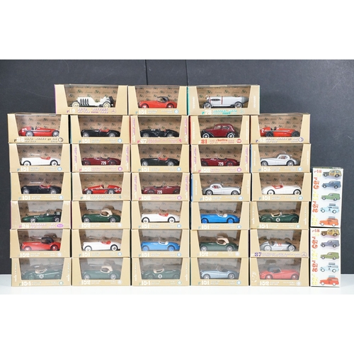35 Cased / boxed Brumm Oro and Revival diecast models, diecast ex ...