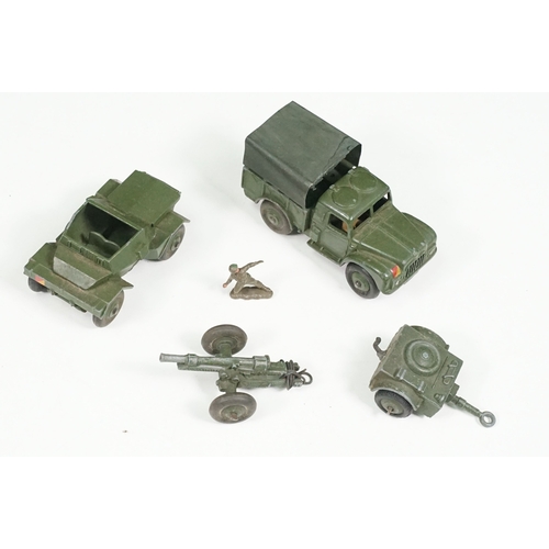 Collection of Dinky military diecast models to include 3 x boxed ...
