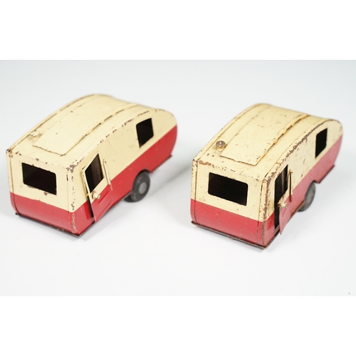 Six clockwork and friction powered metal and plastic models to include ...