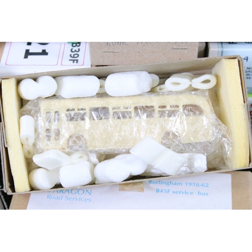 56 Boxed metal, resin and plastic bus model kits to include Paragon ...
