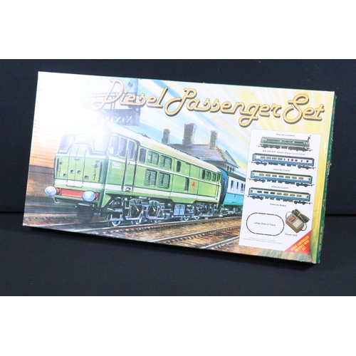 Boxed Airfix GMR OO gauge Diesel Passenger set, complete