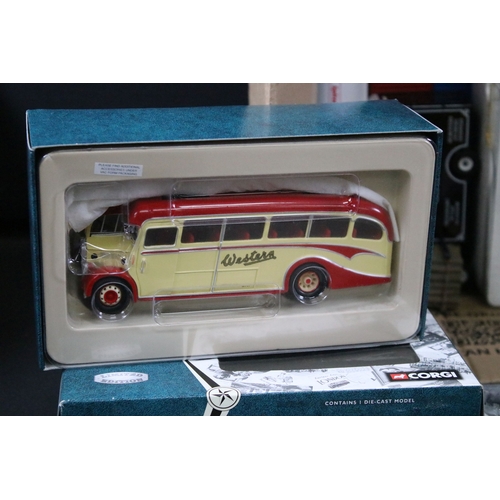 12 Boxed Corgi heavy haulage diecast models to include CC19905 ...