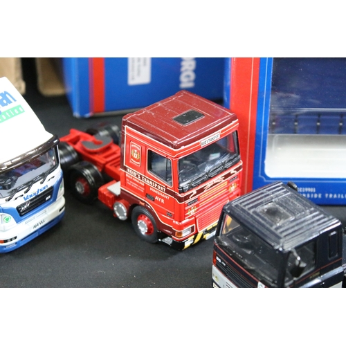 12 Boxed Corgi heavy haulage diecast models to include CC19905 ...