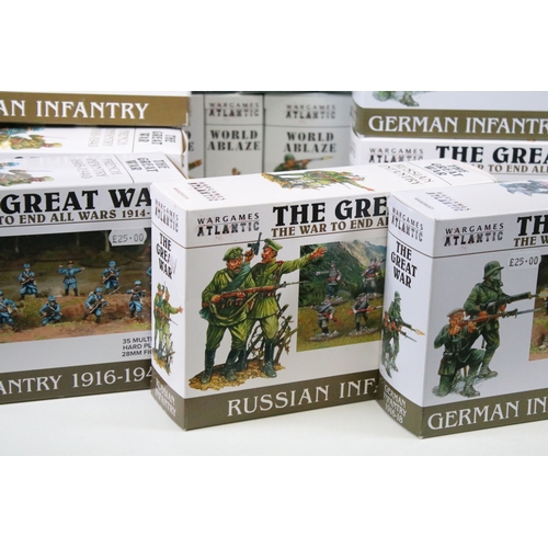 War Gaming - 18 boxed Wargames Atlantic figure sets to include 11 x ...