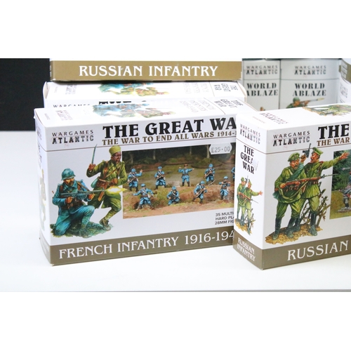 War Gaming - 18 boxed Wargames Atlantic figure sets to include 11 x ...