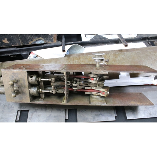 Large collection of large scale steam engine and locomotive parts and ...