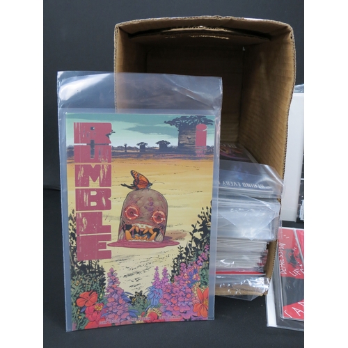 Comics - Around 125 comics to include Dogs Of London, Code Pru, Pretty ...