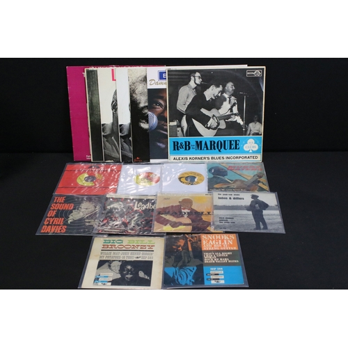 Vinyl - 7 Blues LPs, 7 EPs and 3 7" singles to include Alexis Korner's ...