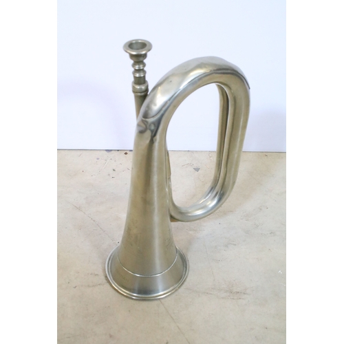 A Henry Potter & Co military Bugle, stamped for 4th Bn The Wiltshire ...