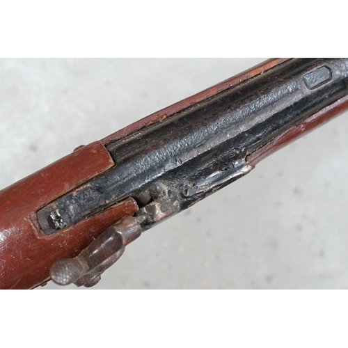 Antique percussion cap rifle