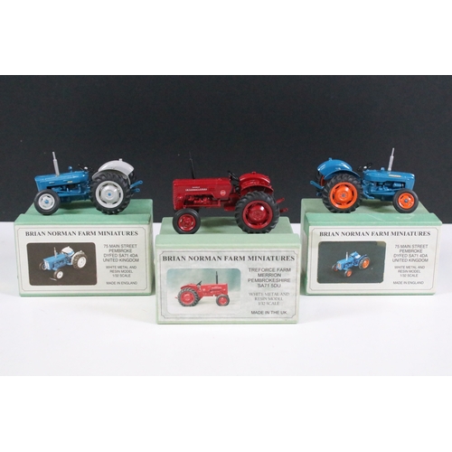 Three boxed Brian Norman Farm Miniatures white metal and resin diecast ...
