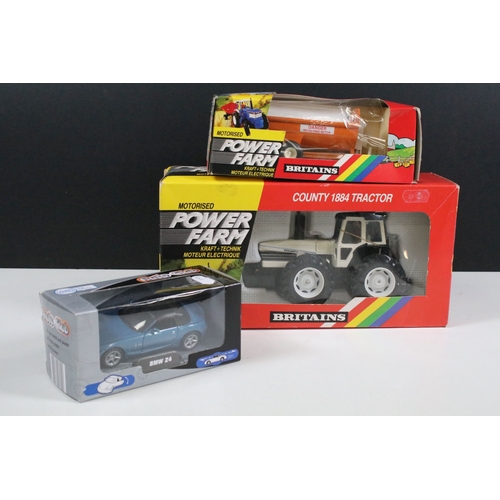 Two boxed Britains farming diecast models to include 9324 County 1884 ...