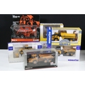 Eight boxed construction diecast models to include 2 x JLG Gear (Lull ...