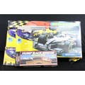 Boxed Scalextric Formula One set, complete with slot cars, controllers ...